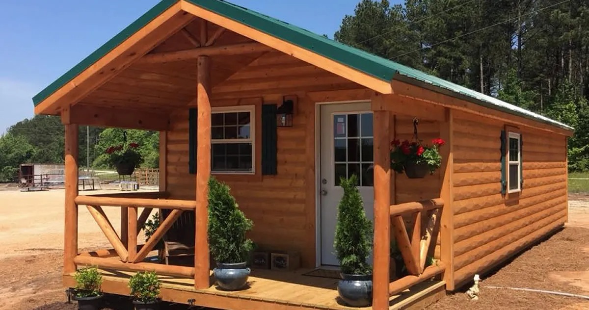 Affordable 12×24 Modular Log Cabin for Simple Living - Home Gems
